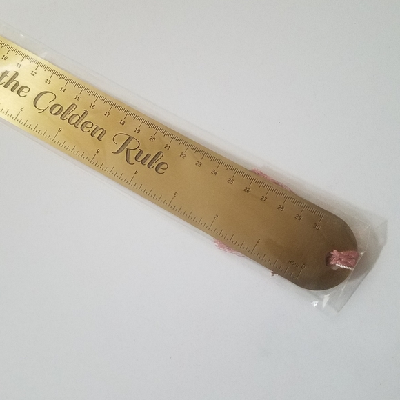 DesignWorks Ink | Office | Designworks Ink Metal Ruler The Golden Rule ...